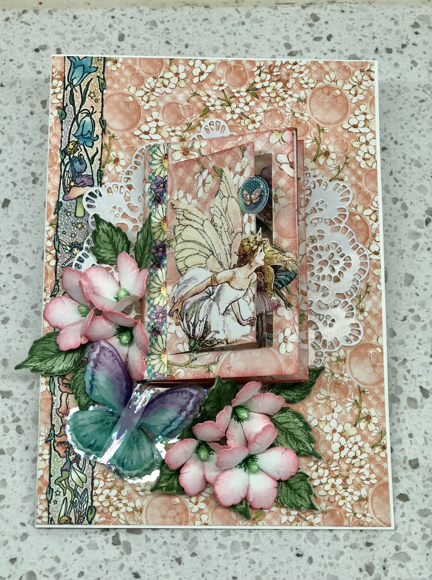 Mini Tunnel Album with Graphic45 Fairy Dreams/Wishes – My Celestial Creations